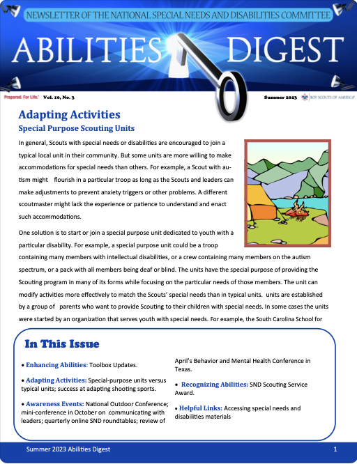 Abilities Digest Summer 2023 – Able Scouts